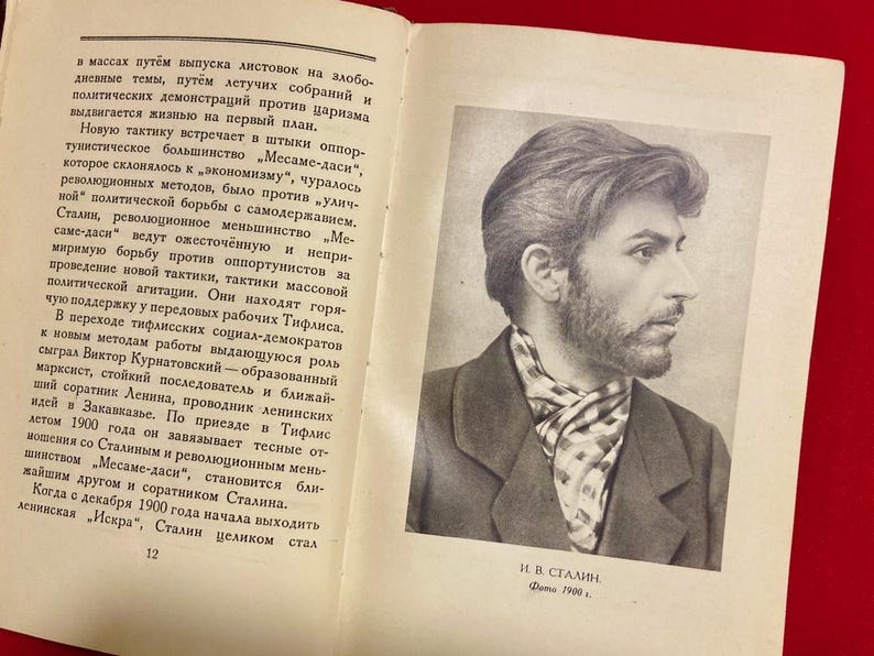 Joseph Stalin, Short Biography, Lifetime Edition, in Russian, USSR Book ...