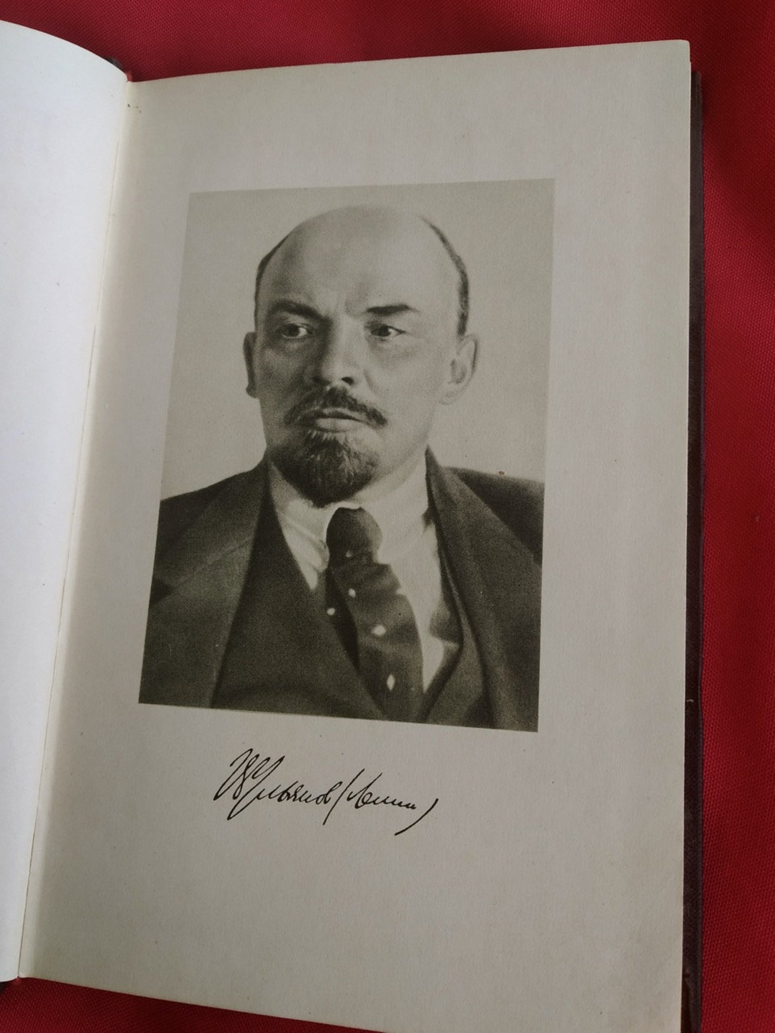 Vintage Book Lenin Short Biography Russian Book USSR Book | Etsy