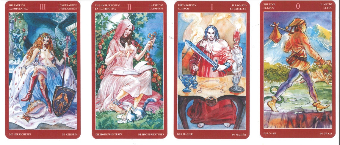 Printable Download Pdf Tarot Of Sexual Magic Oracle Card Deck 78 Card