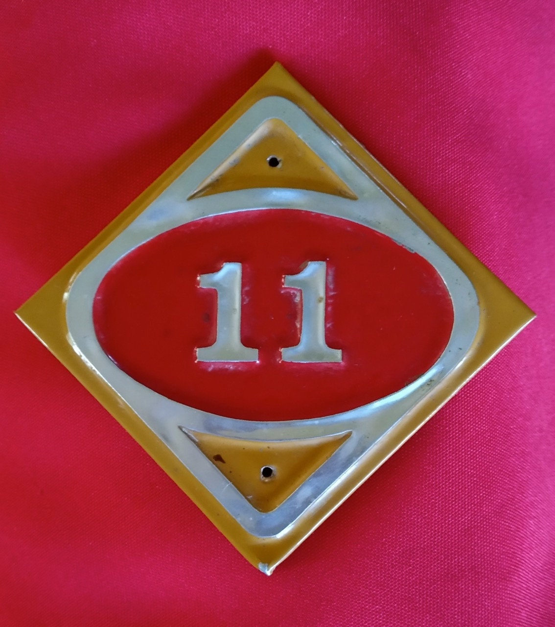 Vintage Soviet Number 11 Sign Flat Room Number Metal - Etsy UK