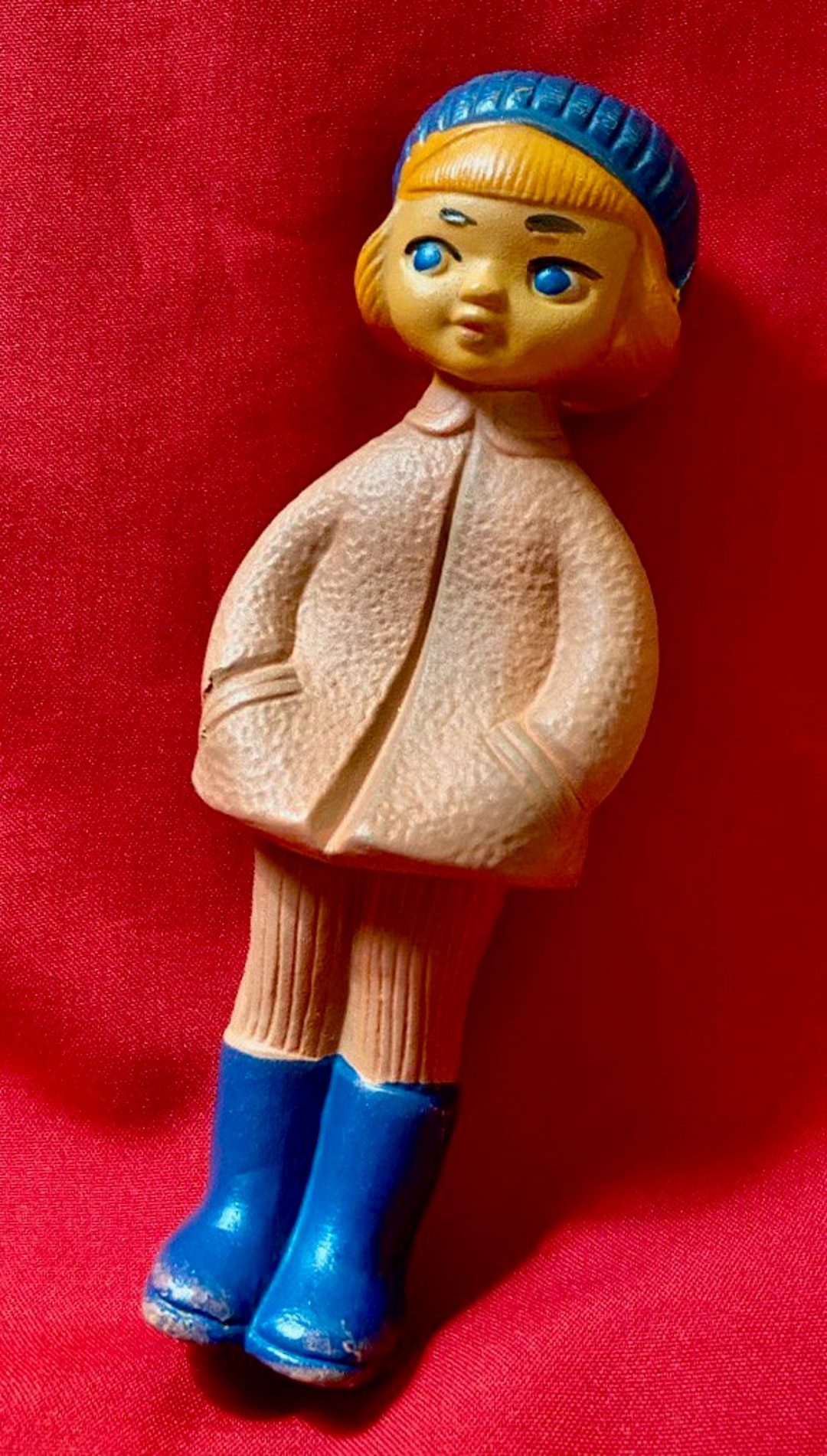 Rare Vintage Doll, USSR Rubber Doll, Red Triangle, Soviet Childhood ...