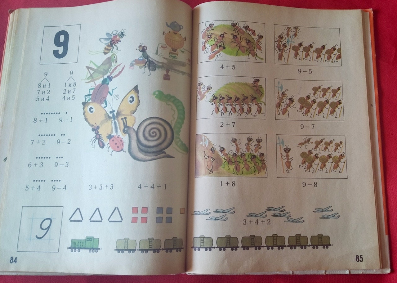 Soviet Vintage ABC Book Soviet School USSR Textbook USSR - Etsy