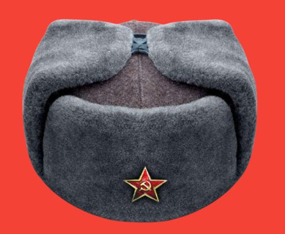 Soviet Vintage Military Hat, Winter Soldier's Hat, Vintage Russian USSR ...