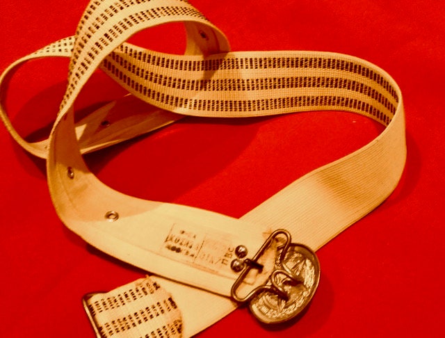 Soviet Vintage Military Parade Belt, Officers Soviet Army, Gold Buckle ...