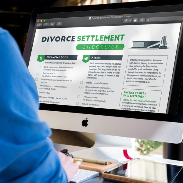 Divorce Settlement Checklist - Etsy