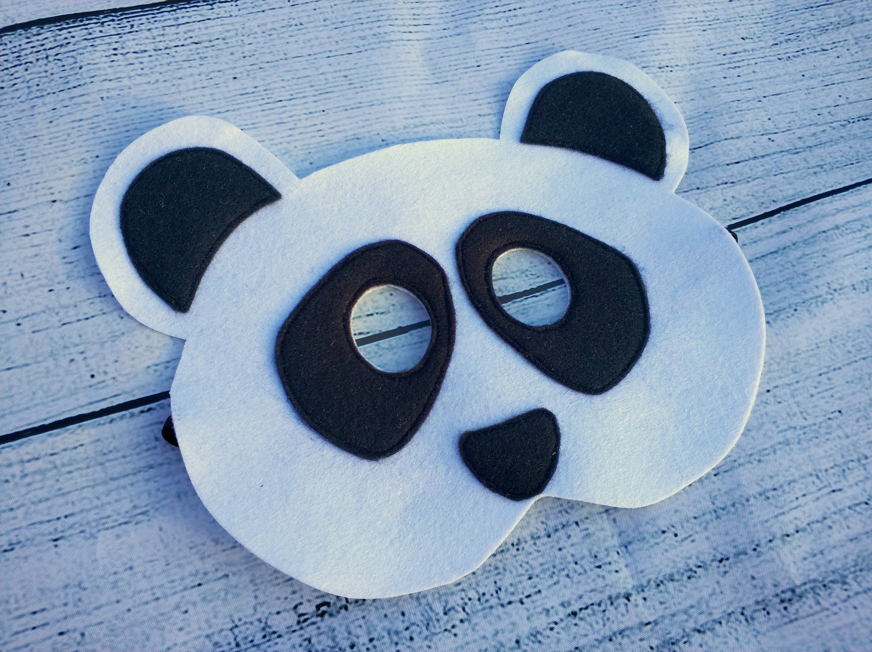 Felt PANDA Mask for Kids - Etsy