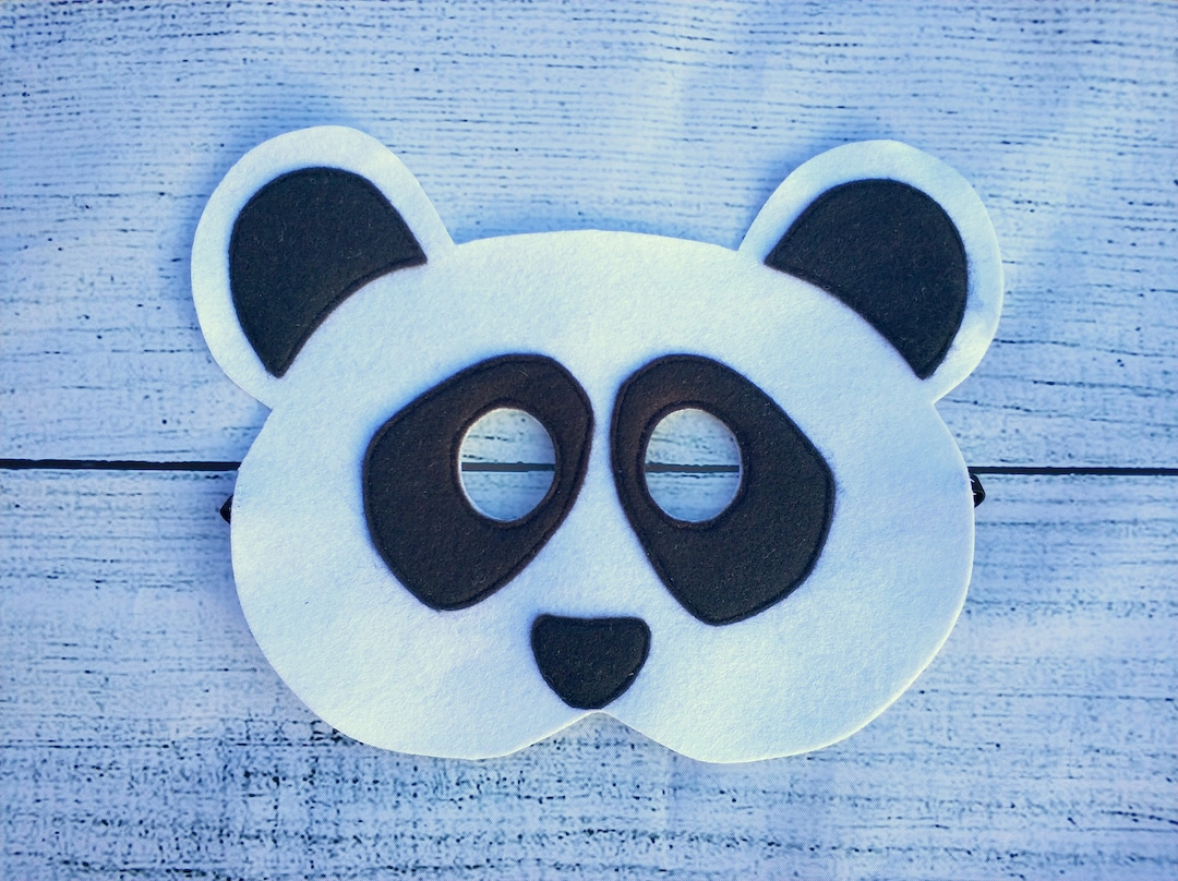 Felt PANDA Mask for Kids - Etsy