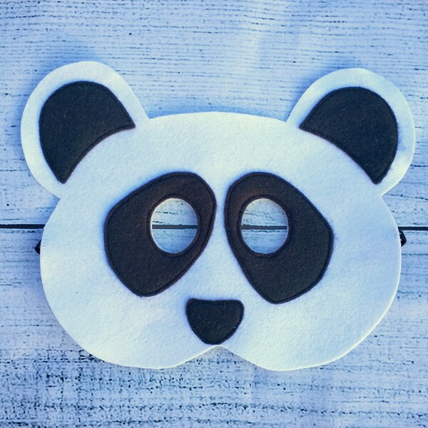Panda Mask - Etsy