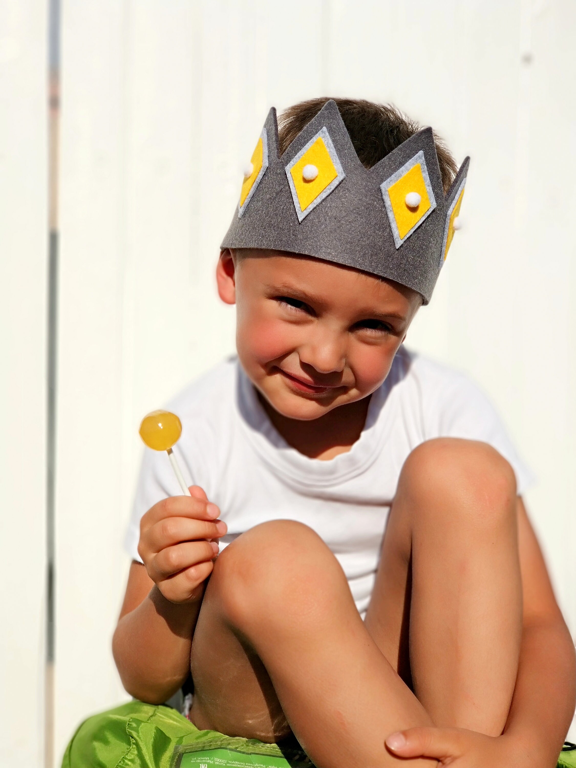 Gray Felt Little Prince Crown - Etsy