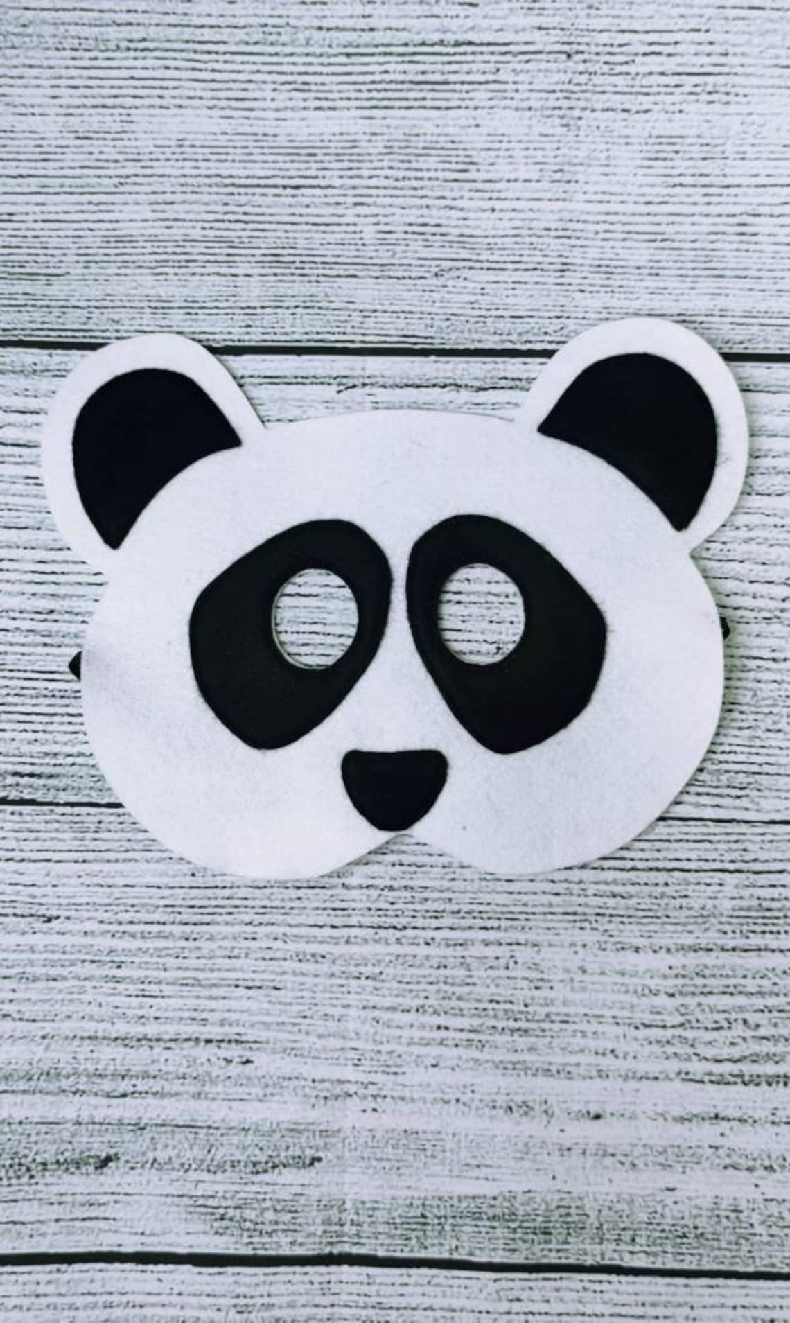 Felt PANDA Mask for Kids - Etsy