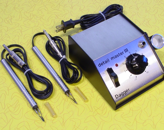 Detail Master III Dagger Model 8421 Pyrography Wood Burning System With ...
