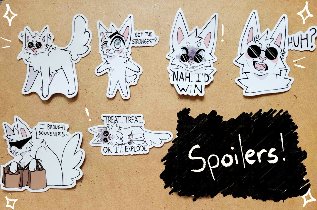 Jujutsu Kaisen Gojo Cat Stickers - Etsy