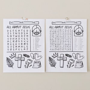 EASTER 4 Bible Journaling Printable Templates, Illustrated Christian ...