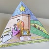 Birth of Jesus Christmas Tree Parable Bible Lesson, Christmas Sunday ...