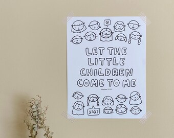 Let the Little Children Come to Me - Etsy