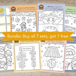 I AM the Light of the World, Bible Verse Coloring Sheet Printable ...