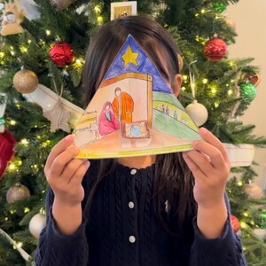 Advent/christmas/nativity Triorama Bundle - Jesus in a Manger, Mary and ...