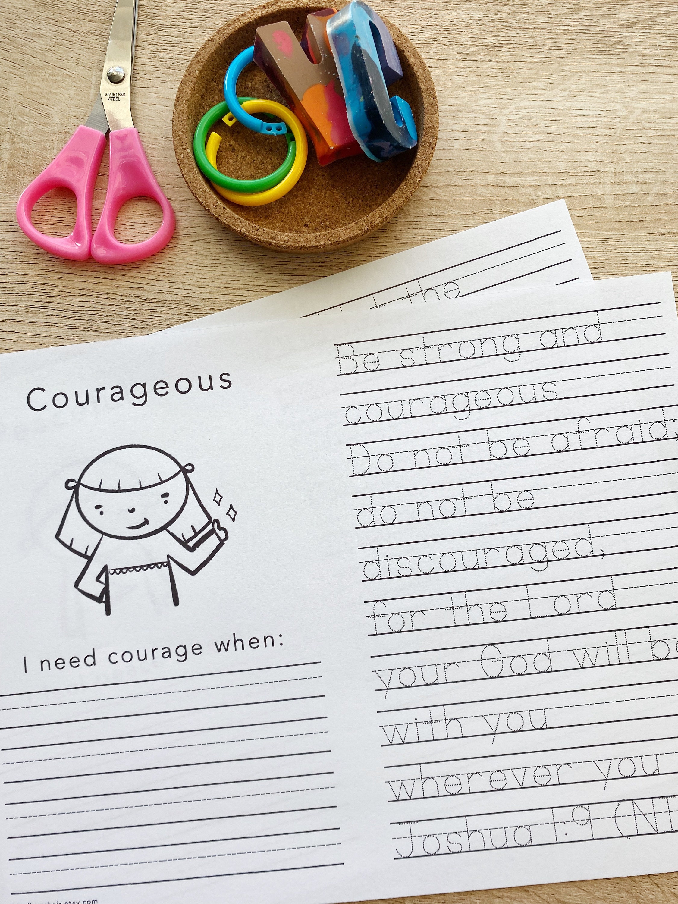 Bible-bundle: My Feelings Copywork and Flash Cards Bible - Etsy