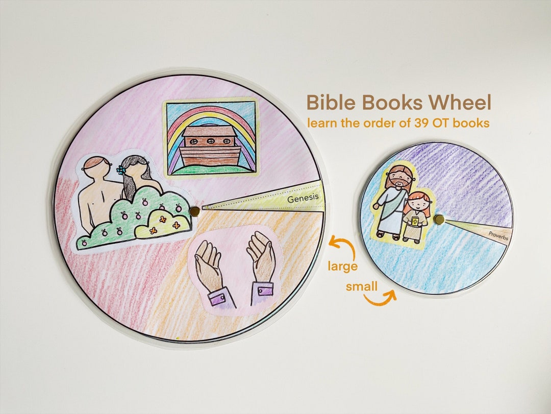 OT Bible Wheel, Books of the Bible Tool, Old Testament Books Activity ...
