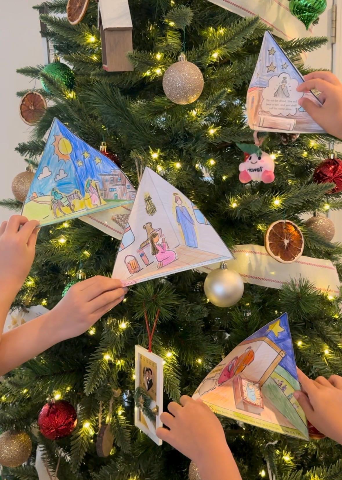 Advent/christmas/nativity 4 Trioramas Bundle - Jesus in a Manger, Mary ...