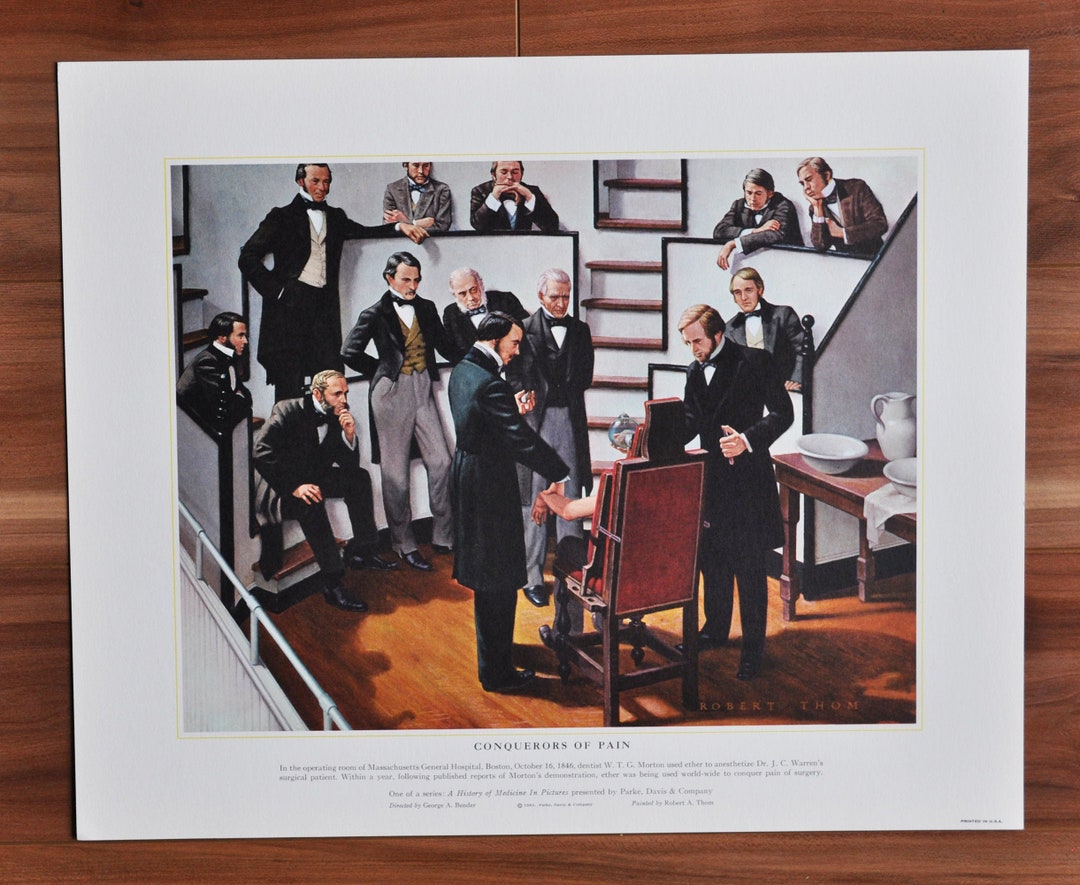 Dentist William T. G. Morton & Doctor John Collins Warren Conquerors of ...