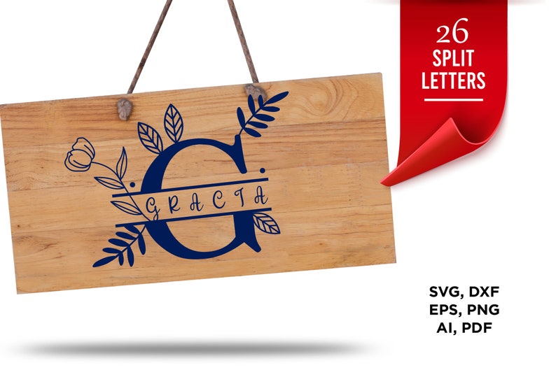 Split Monogram Bundle Svg Split Monogram SVG Split Monogram - Etsy