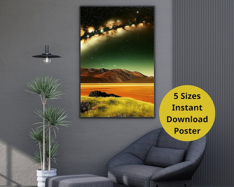 Printable Star Gazing Poster Instant Digital Download DIY - Etsy Canada