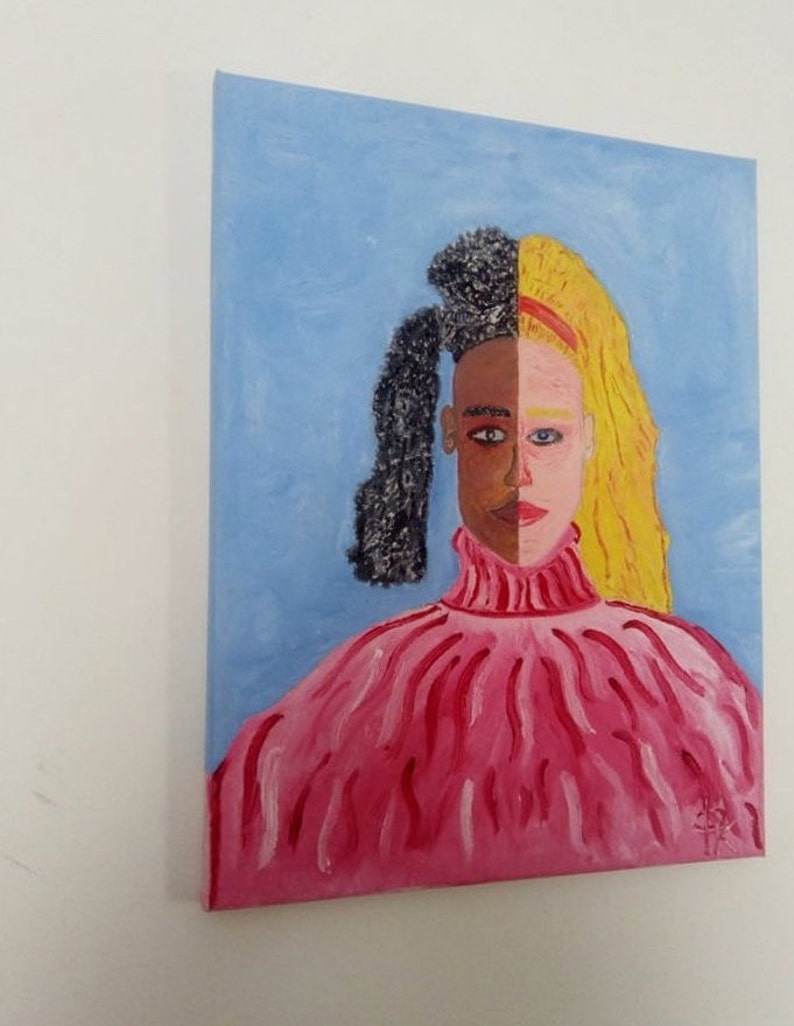 Stop Racism/ Oil Painting/ Original Painting/ Abstract | Etsy