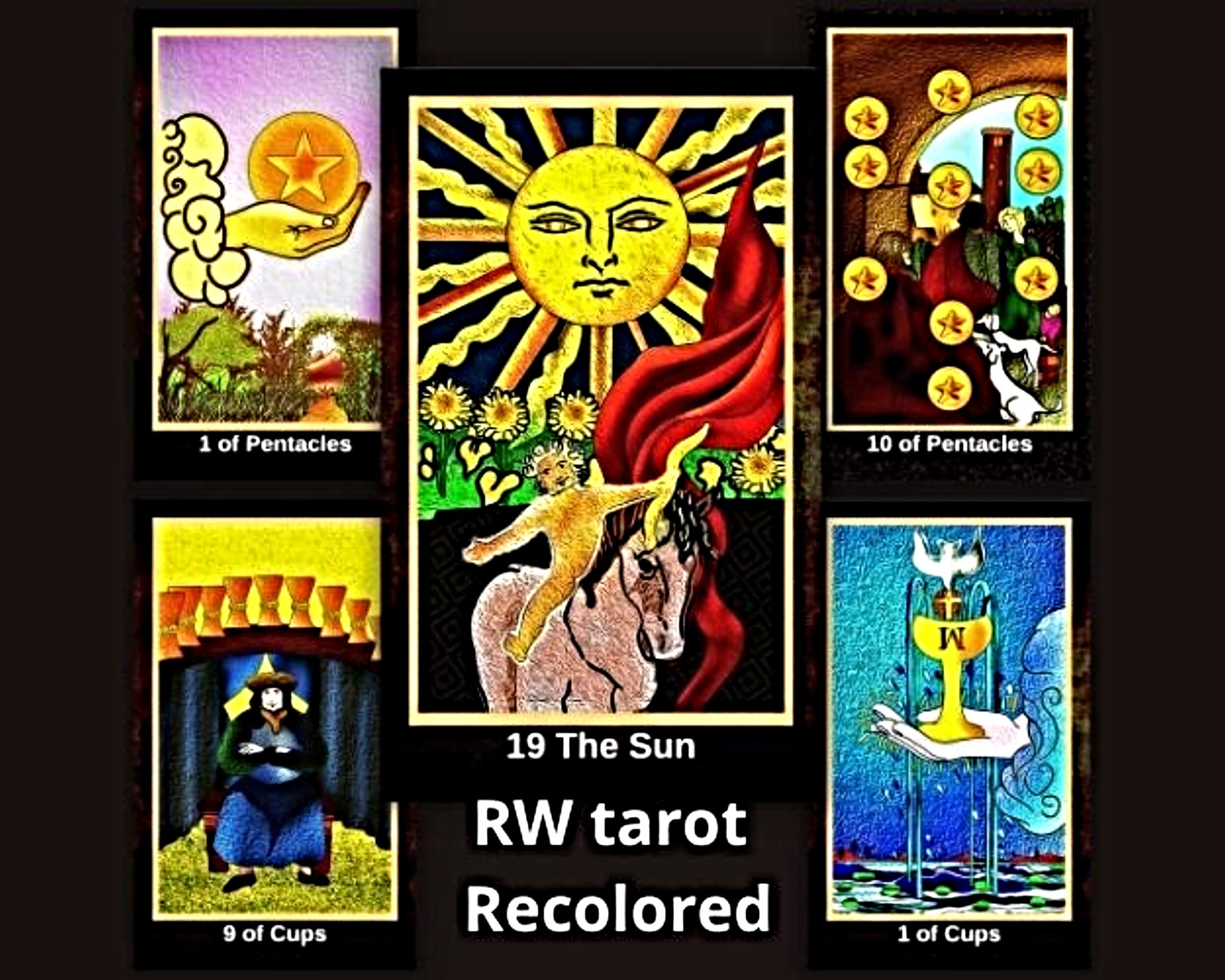 Imprimible Tarot Deck Rider Waite Descarga e impresión instantánea ...