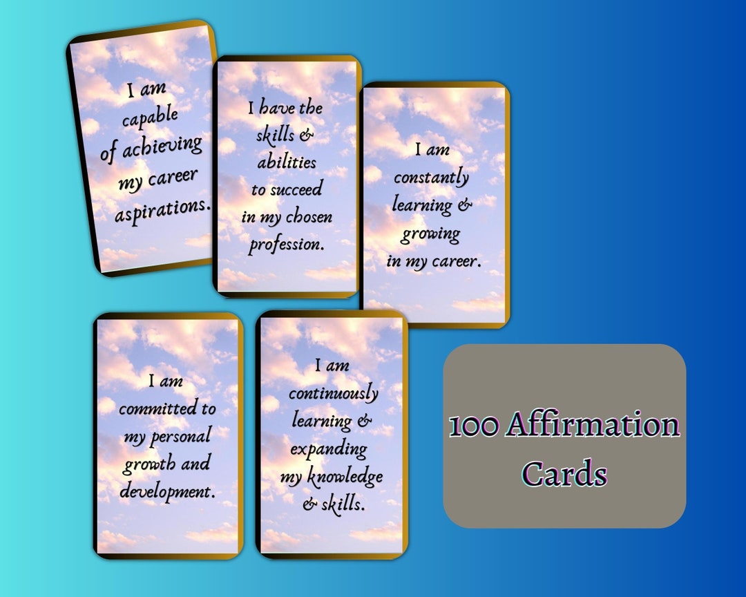 Empowering Printable Affirmation Cards - Create Your Dream Life ...