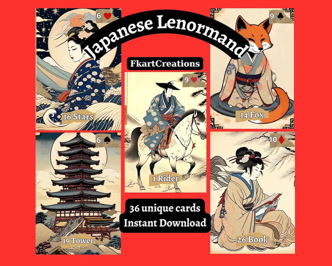Instant Download Printable Cards,japanese Dreams,(a Study on Ukiyo-e ...