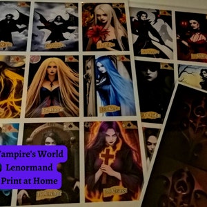 Printable Instand Donwload Cards, Unveiling the Dark Mysteries of ...