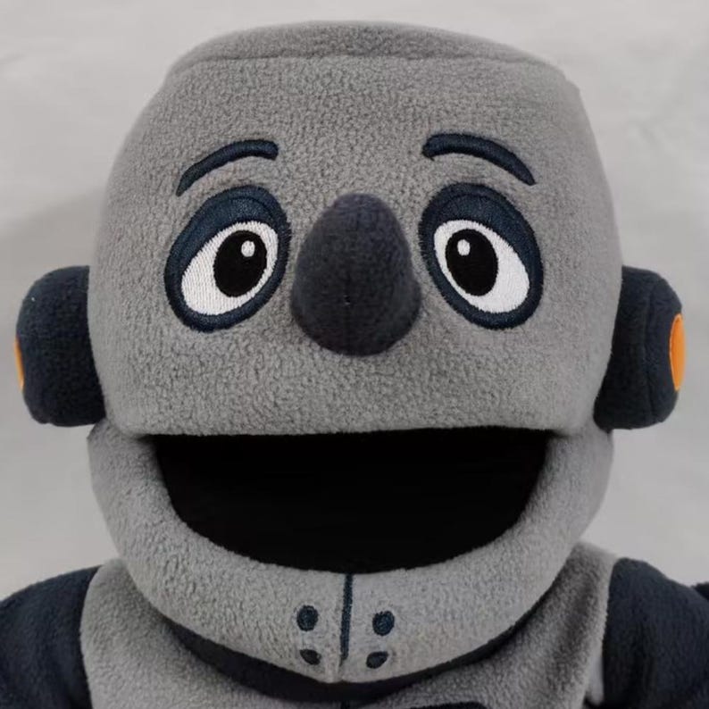 Klanker Robot Hand Puppet (24” / 60cm) – Fully Body Collectible Puppet ...