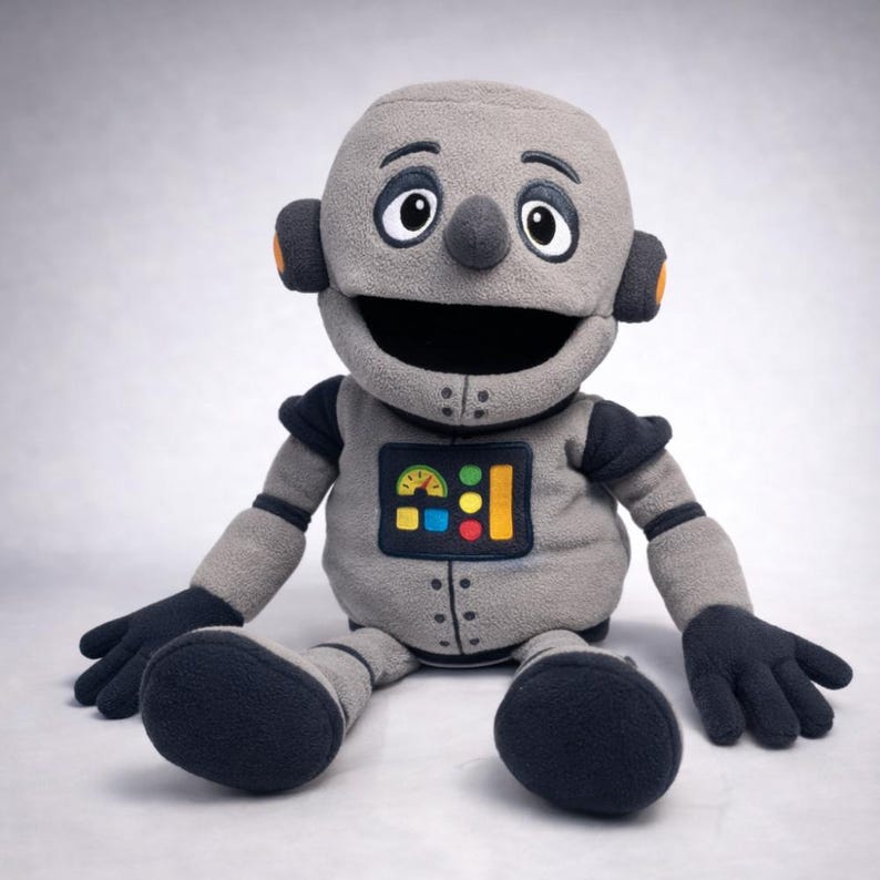 Klanker Robot Hand Puppet (24” / 60cm) – Fully Body Collectible Puppet ...