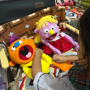 Ellie May – 35cm Girl Hand Puppet | Pubbet Sidekick With Free Bag ...