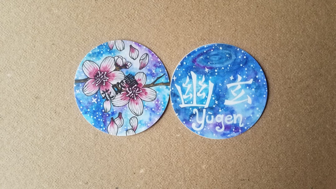 Japanese Inspired Sticker Set, Beautiful Words - Etsy