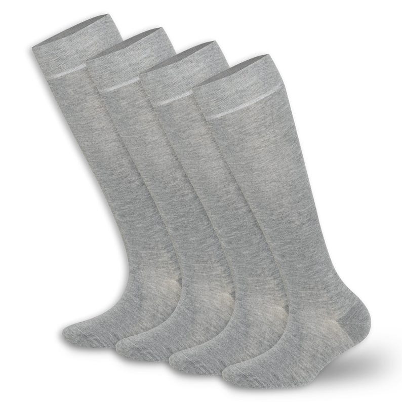 Women’s Bamboo Knee-high Socks 4-pack – Soft & Breathable - Etsy