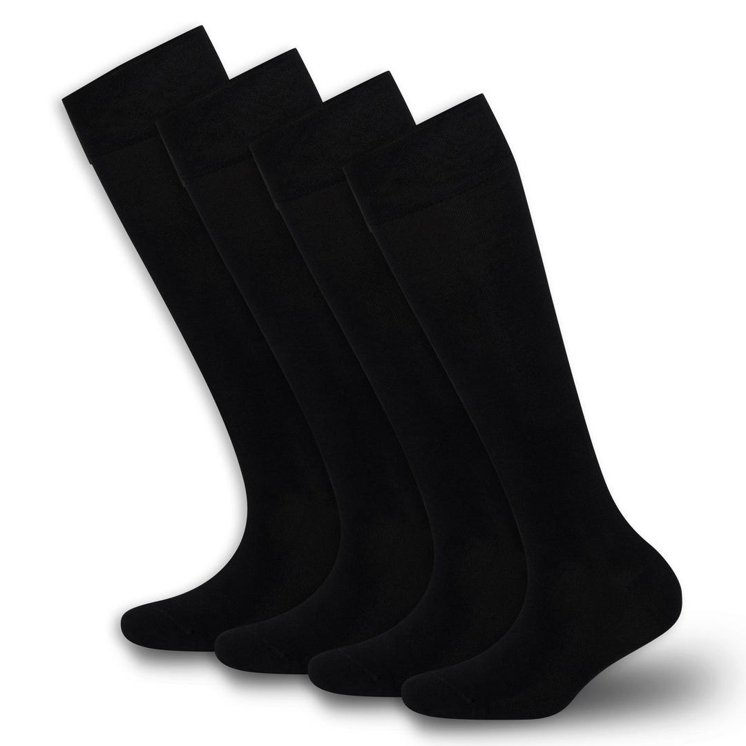 Women’s Bamboo Knee-high Socks 4-pack – Soft & Breathable - Etsy