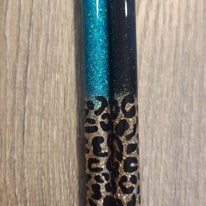 Cheetah Pen, Cheetah Glittered Pen, Papermate Inkjoy Refillable Gel Pen ...