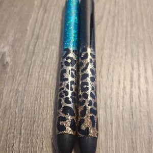 Cheetah Pen, Cheetah Glittered Pen, Papermate Inkjoy Refillable Gel Pen ...