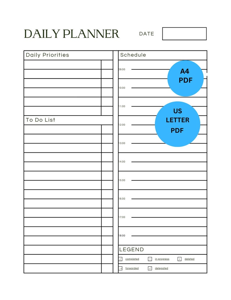 Printable to Do List Digital Planner Task Lists Check List Instant ...