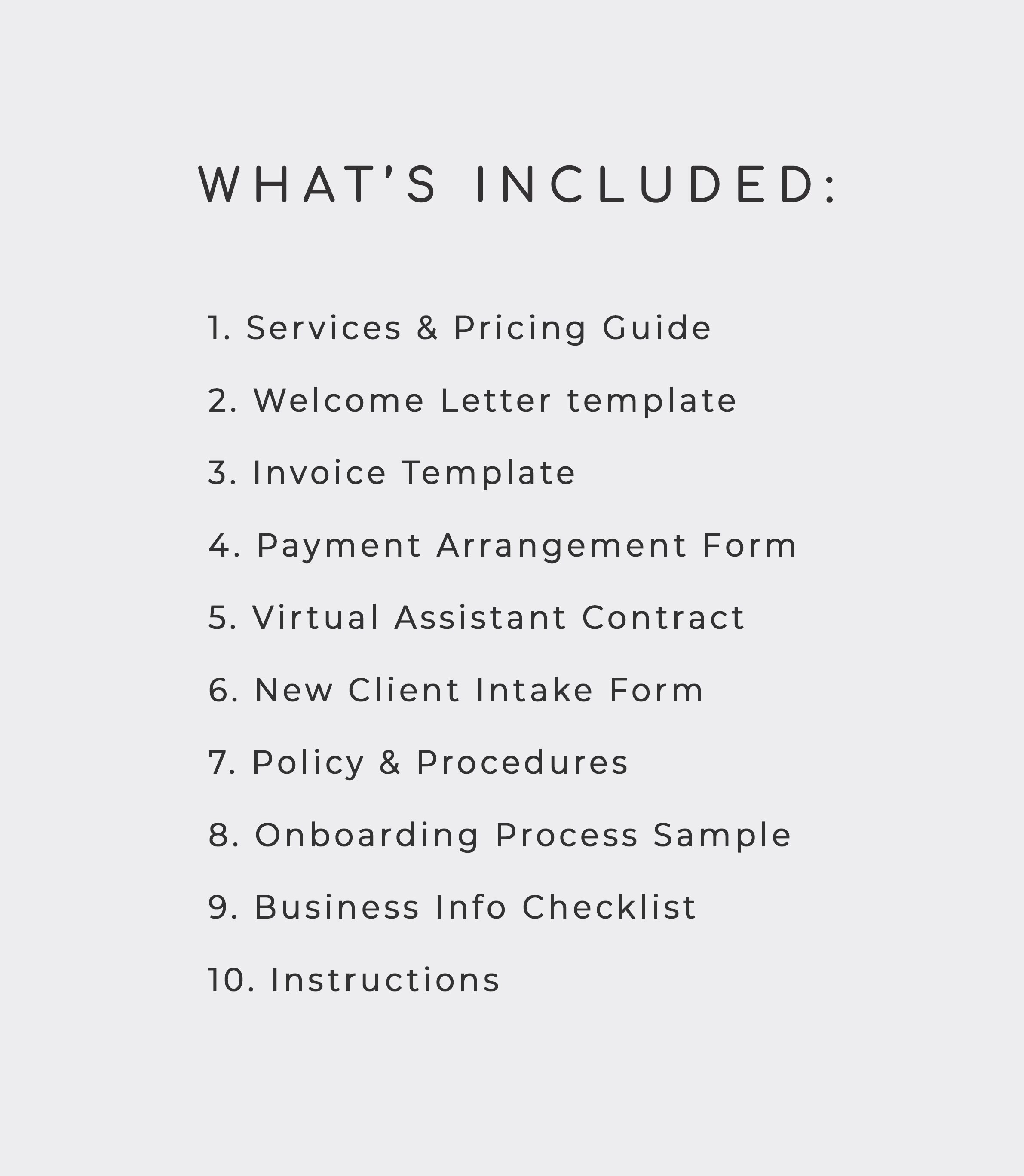 Virtual Assistant Welcome Packet, VA Onboarding Checklist, Independent ...