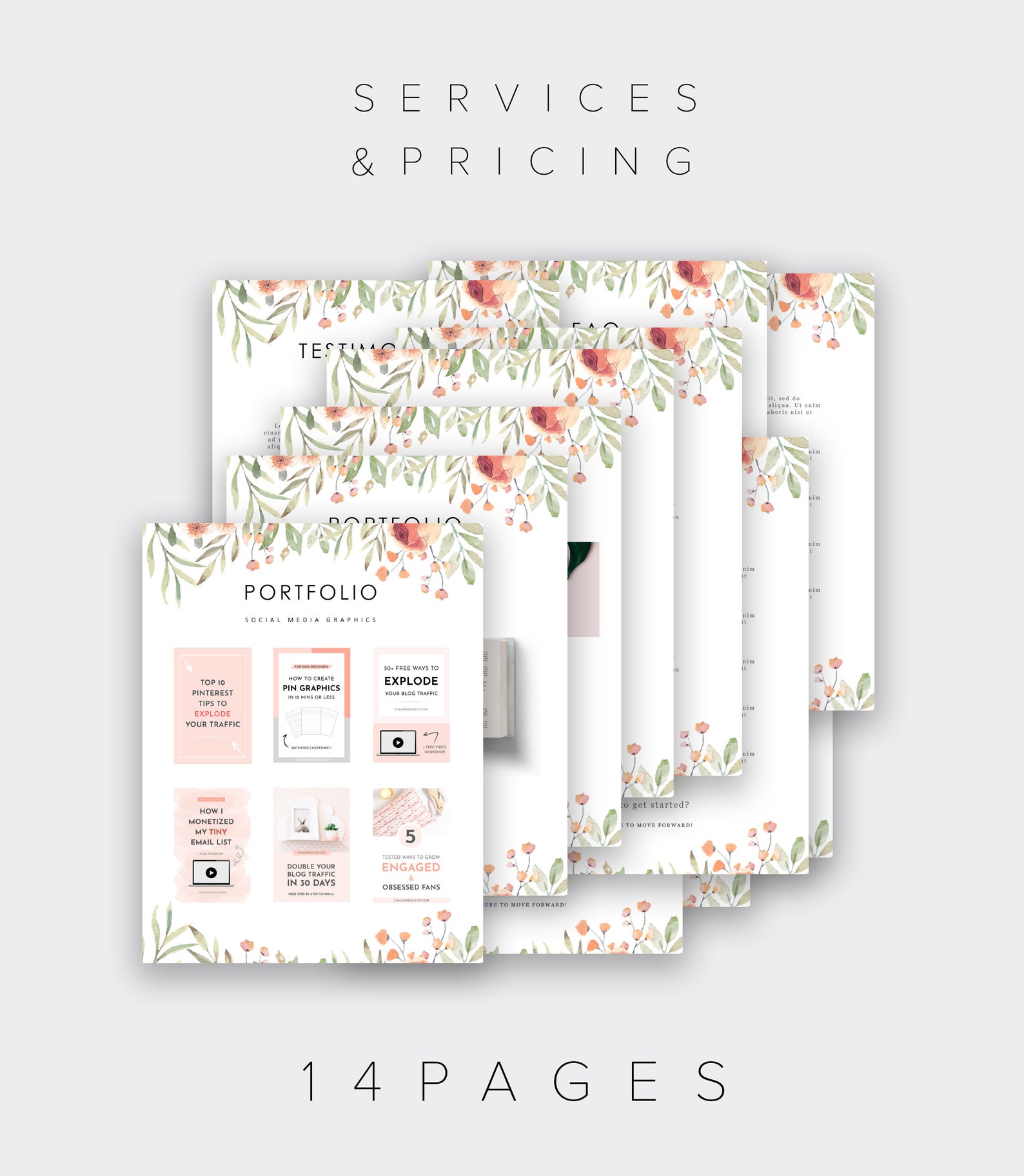 Virtual Assistant Service Proposal Template, VA Job Proposal Pricing ...