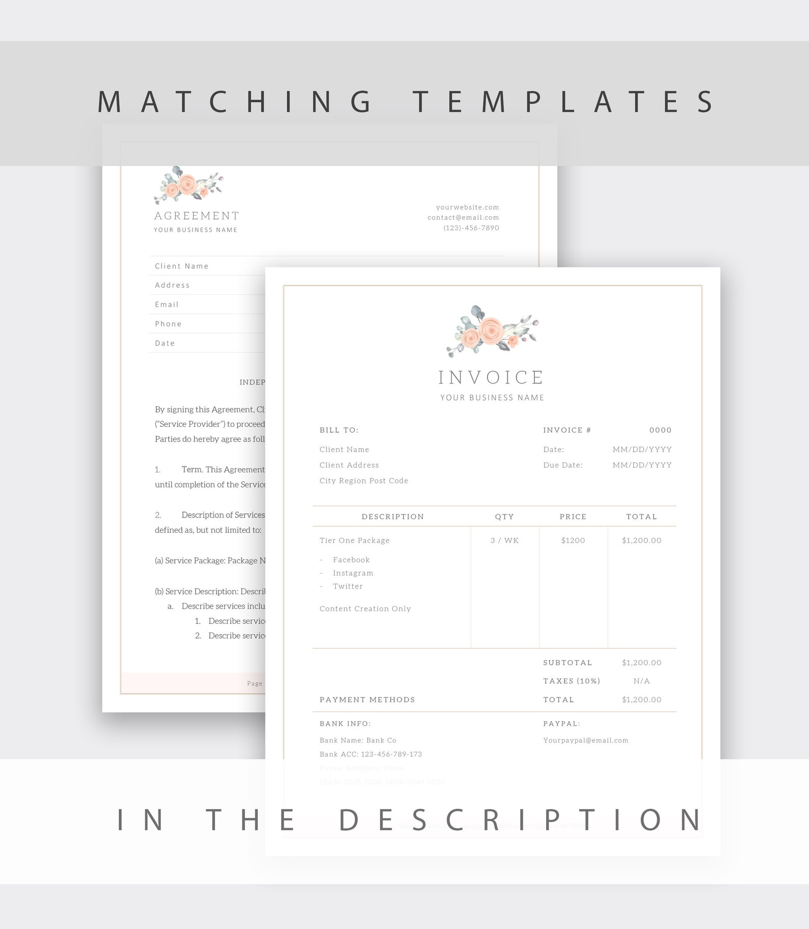 Social Media New Client Intake Form Template, Social Media Marketing ...