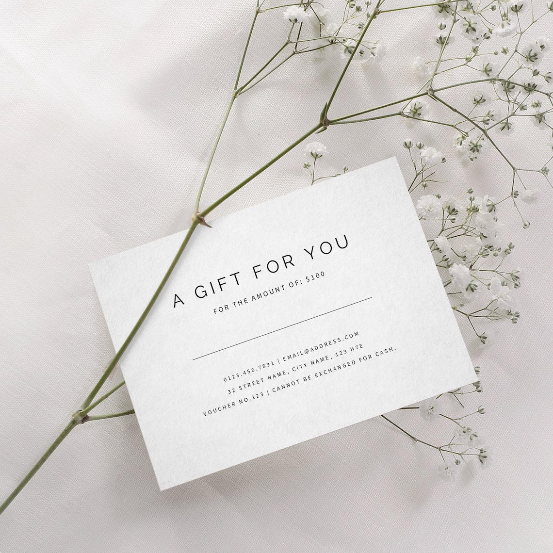 Gift Voucher Template in Word, Editable Gift Certificate Template ...