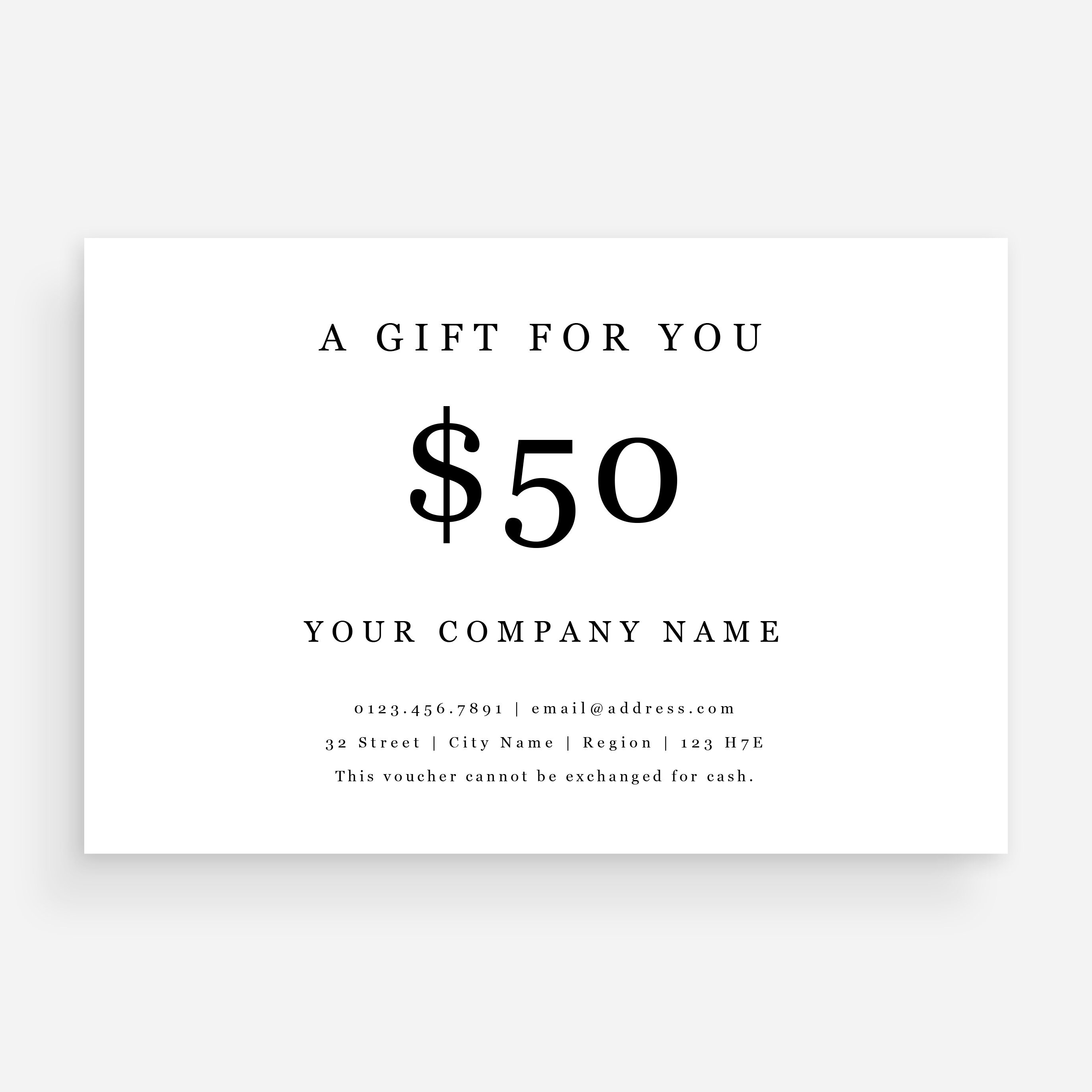 Gift Certificate Template in Word, Editable Gift Voucher Template ...