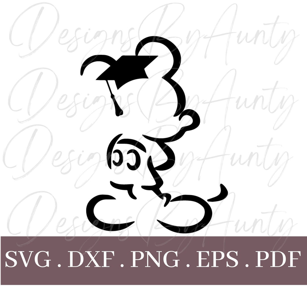 Mouse and Cap | Graduate | Mouse SVG - Etsy