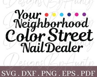 Peace Love Nails Svg, Nail Boss, Color Street, Direct Sales, Nail ...