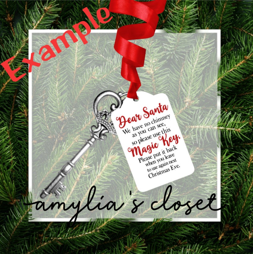 Dear Santa Magic Key SVG - Etsy