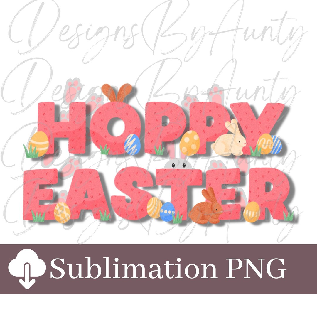 Hoopy Easter PNG | Sublimation - Etsy
